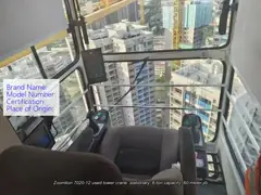 China Easy Installation and Dismantling Zoomlion 7020-12 Used Tower Crane Chinese Dealer for sale