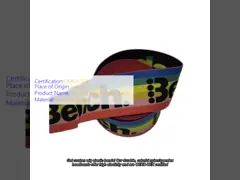 재카드 사용자 지정 패이크 탄력 밴드 직물 기술 다채로운 나일론 스판덱스 머리띠