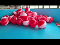 China Inflatable decorative balls, PVC inflatable fish float balls, outdoor decorative balls for sale