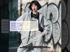 Environmentally Friendly Fabric 89% Polyester 11% ECOGRASS 154G/M ² Autumn And Winter Fashionable Jacket