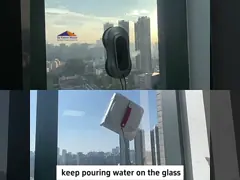 China Safety Electric Window Cleaner Robot Cordless Window Cleaning Robot 100-220V 50-60Hz for sale