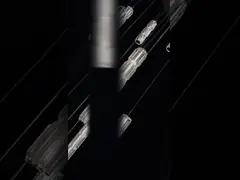 Nordic Duplex New Modern Dining Room Villa Living Room Long Rain Drop Staircase case Led Chandelier