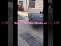 Griglia di rivestimento per tubature rinforzate con filo galvanizzato HFRM-L 8 linea diametro del filo 1,66 mm-2,85 mm