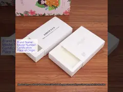 China Handle Qingtuan Folding Paper Packaging Box Glossy Lamination Blossom Gift Boxes for sale