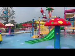 Cina Strutture di giochi d'acqua colorate Casa d'acqua per bambini Piscina in parco divertimenti in vendita