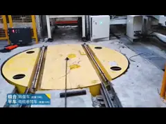China China Manufacture Electric 360 Degree Rotating Platform Turntable Rail Transfer Cart for sale
