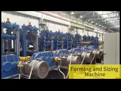89mm High Frequency Welded Round Tube Mill Machine for Carbon Steel