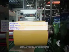 Aluminum Alloy 3105 Color-Coated (0.8mm × 1200mm) with Fluorocarbon Spraying for Curtain Wall Decorative Panels