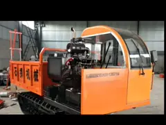 China Diesel Engine Farm Mining Hydraulic Track Crawler Mini Dumper Track Transporter 2MT Capacity for sale