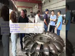 Corridoio di turbine idrauliche in acciaio freddo o in acciaio al carbonio