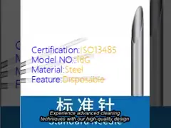 Five-Sided Pen Tip Needle for Superior Dental Cleaning Techniques