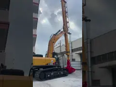Excavator Telescopic Dipper Boom with Clamshell Bucket for PC300 PC400