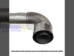 Stainless Steel Flue Exhaust Pipe for Fireplace and Water Heater