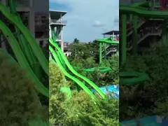 China Fiberglass Slides Water Playground Small Size Aquatic Amusement Park Water Play Equipment Water House for sale