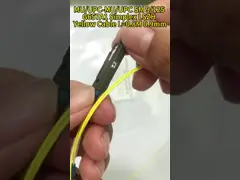 China SC/UPC - LC/UPC Single Mode Optical Fiber Patch Cord with 3 Years Warranty and PVC / LSZH / OFNR Jacket for sale