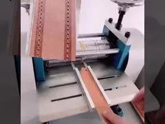 China 13cm Working Size Automatic Hydraulic Leather Belt Embosser & Leather Pattern Press Machine for sale