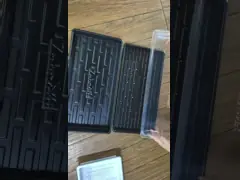 China Customized reusable plastic PS black plastic greenhouse hydroponic plant planting seed water storage box for sale