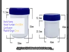 China 40ml & 80ml PP Cosmetic Jar with Screw Cap - Custom Face Cream Container for Skincare Products for sale