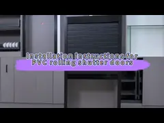 kitchen cabinet pvc  shutter  installation