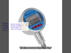 Intuitive and Convenient YK-100 Digital Pressure Gauge with Large LCD Display and High Precision for Stable Performance