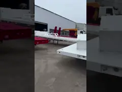중국 부하 50T 낮은 침대 반 트레일러 사용 반 낮은 침대 트레일러 50000kgs 판매용