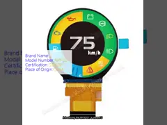 2.1 Inch Round LCD Display Module 480x480 Pixels Circular LCD Screen 300 Cd/M2 Brightness