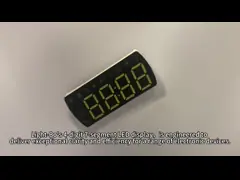 Ultra Bright White 7mm (0.28-Inch) 4-Digit 7-Segment Common Anode LED Display for Digital Timers