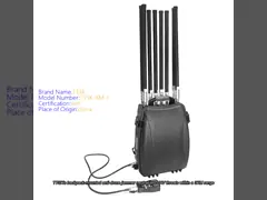 China Full Frequency Custom Anti Drone Jamming System With 3KM Range For 1.5G 2.4G 5.8G GPS WiF for sale