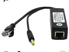 12V PoE Splitter Supports international standard IEEE802.3 af(15.4W)