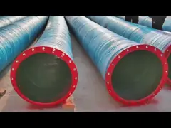 China Flexible Discharge Pipe Heat Resistant Rubber Corrosion Proof And Strong Build for sale