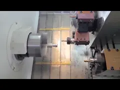China 150L Coolant Capacity Turning Cnc Lathe Machine High Precision Φ32mm Boring Tool Size 270mm X Axis Travel for sale