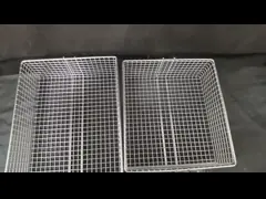 Corrosion Resistance 36x24x12cm Stainless Steel Basket For Kitchen