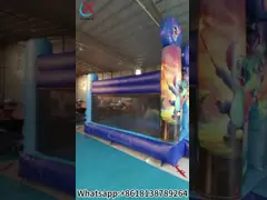 Garden Bouncy Castle Lilo & Stitch Bounce House With Slide For Sale