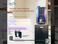 Supporto IOT Coffee Maker Commerciale Coffee Vending Machine per uso in ufficio