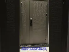 China Customizable Apartment Aluminum Swing Door Architectural Metal Swing Door for sale