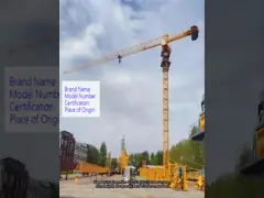 The Used Zoomlion Qtz63 (5013) Height 40m 6t Construction Topkit Tower Crane