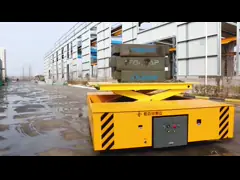 Cina Carrello di trasferimento senza rotaie industriale da 10 tonnellate per la movimentazione flessibile di materiali in ambienti esterni in vendita