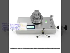 DK Series Piston Pressure Gauge Demagnetized Stainless Steel Weights Low-Position Liquid Piston Interchangeable Range