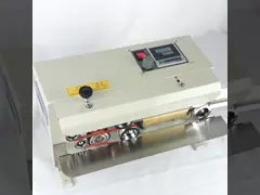 Electrical Semi Automatic Sealing Machine Precise Control For Bag Sealing