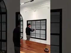 China Soundproof Aluminum French Windows Robust Aluminium Frame Sash Windows Thermal Break for sale