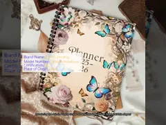 China Screw-Binding Spiral Hardcover Notebook Binding Type Screw-Binding Ruling Lined Cover Weight 300gsm for sale