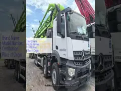 Camion per pompe di cemento usato 2020 Zoomlion 63m 63 metri con chassis Mercedes Benz