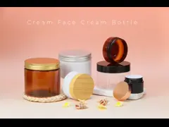 JXPACK PET Plastic Cream Jar 100g-500g with Screw Lid