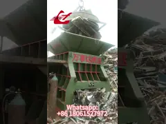 Cina Pressa imballatrice orizzontale per rifiuti di grandi dimensioni, macchina per il taglio di rottami da 139kW per impianti di riciclaggio in vendita