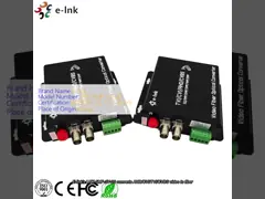 2Ch 5MP HD-AHD/HD-CVI/HD-TVI/CVBS 4-in-1 Video Fiber Converter