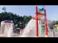 China Outdoor Wet Deck Splash Pad with Steel/FRP Construction for Teenagers - Multiple Spray Features & Custom Sizing for sale
