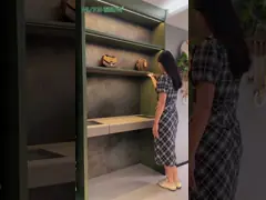 China Electric Lift Up Jewerly Organizer Wardrobe Display Cabinet with Lighting for sale