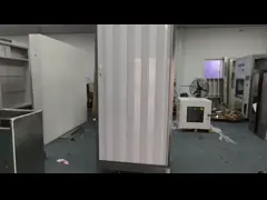 Emergency Safety Shower & Eyewash Room – Stainless Steel Enclosure