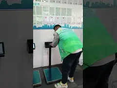 China Floor Scale 7-Inch AI Intelligent Android System LCD Bench Scale Solar-Powered Weighing Scale kg Units Label Print Traceability OEM ODM for sale