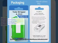 China A-3511 Fiber Optic Cable Stripper 3.5-11mm FTTH Drop Cable Optic Stripper Longitudinal Cable Cutter Cable Stripper for sale